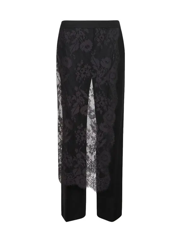 Zimmermann Valiant Lace Wool Trousers - Multicolor