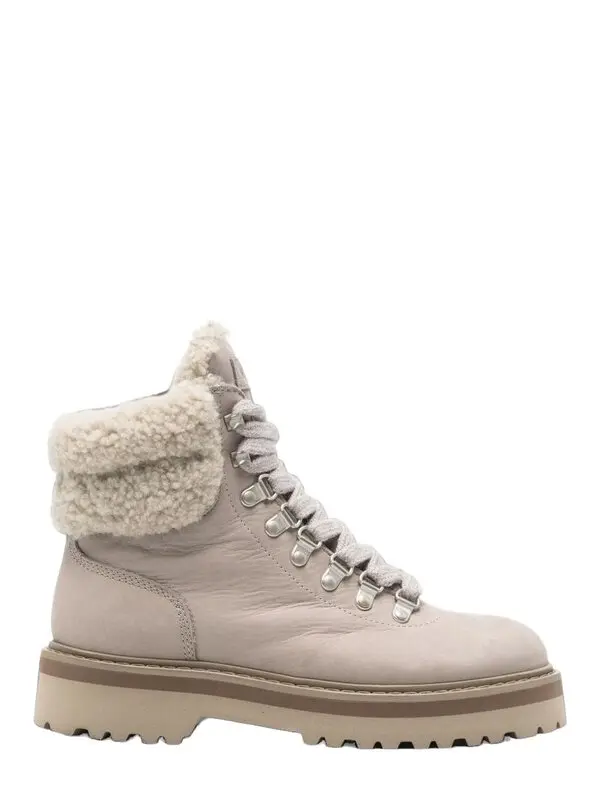 Woolrich Leather Boots - Grey