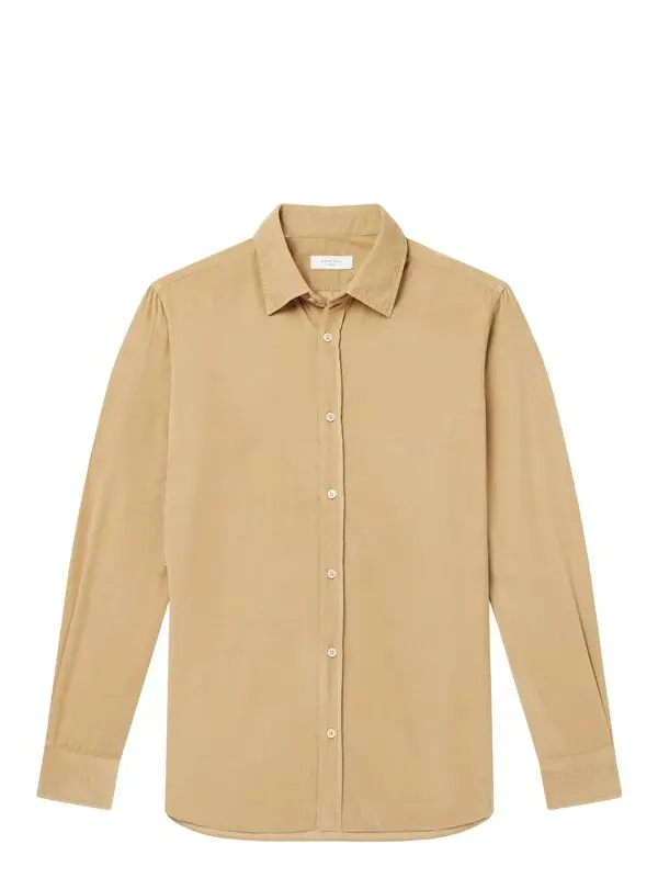 Boglioli Cotton-corduroy Shirt - Brown