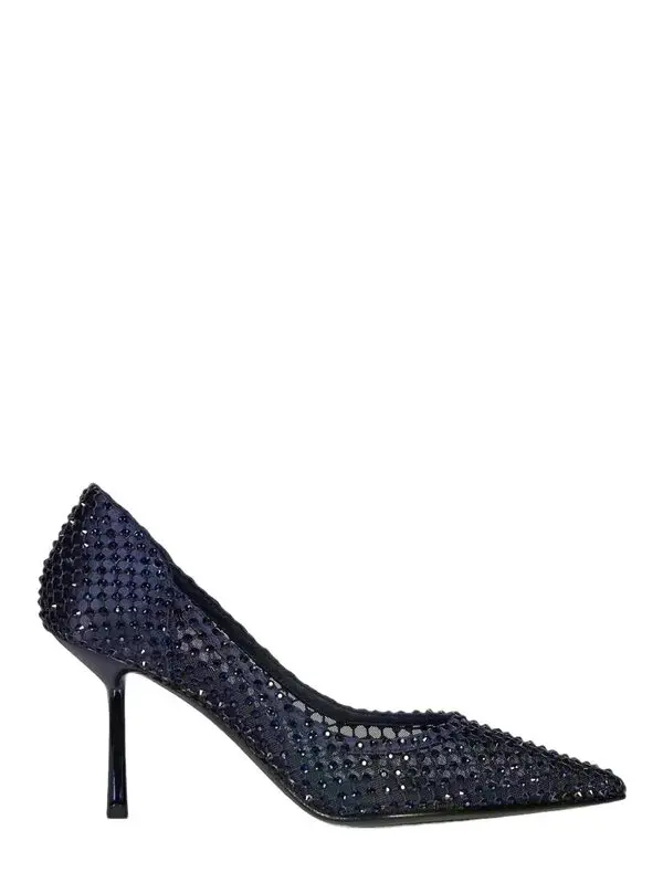 LE SILLA Gilda Crystal-embellished Mesh Pumps - Blue