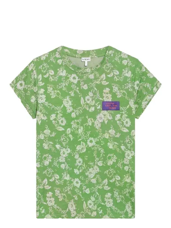 Loewe X Cosima Von Bonin Small-fit T-shirt In Cotton - Green