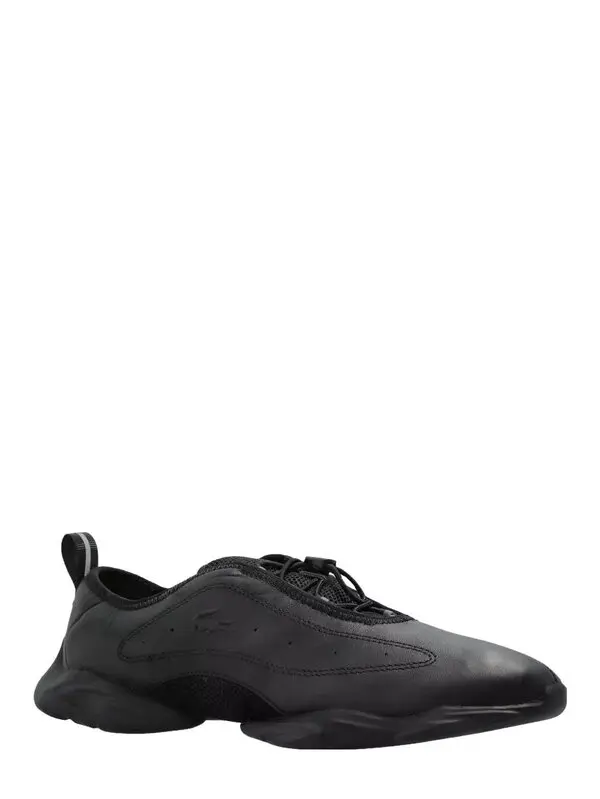 Lacoste Tennis Ballerina Leather Sneakers - Black
