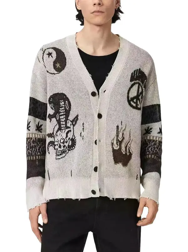 ALLSAINTS Bram Cardigan - Neutrals
