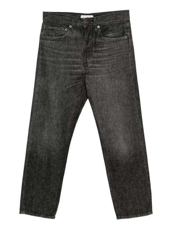 CYCLE Bella Faded-effect Straight-leg Jeans - Grey