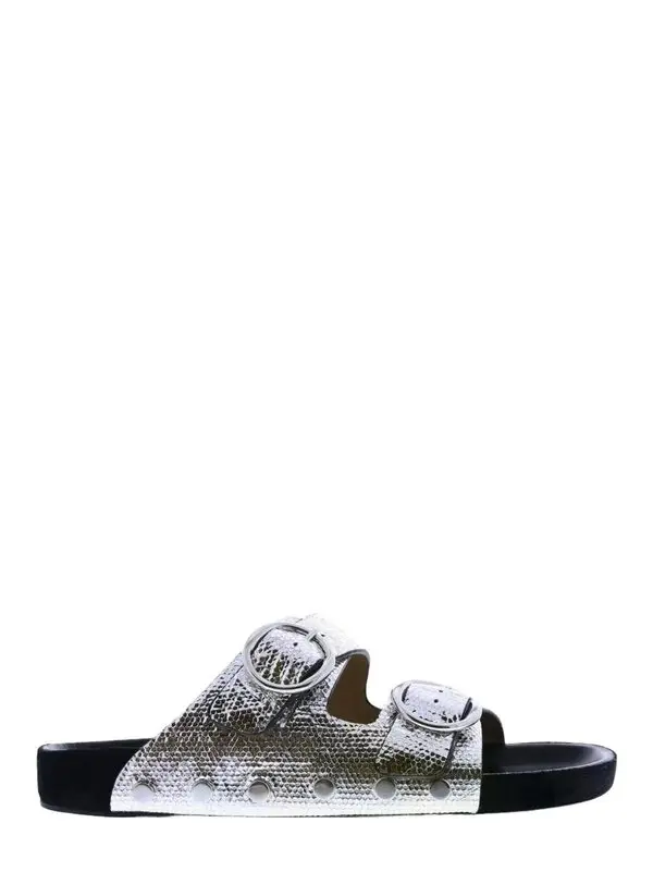 Isabel Marant Étoile Lennyo Studded Sandals - Silver