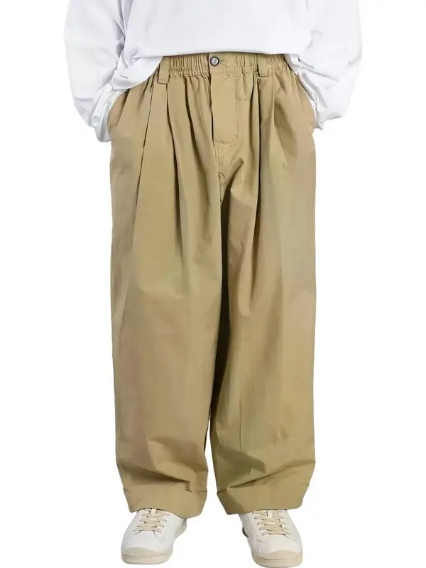 Marni Pleated Wide-leg Trousers - Neutrals