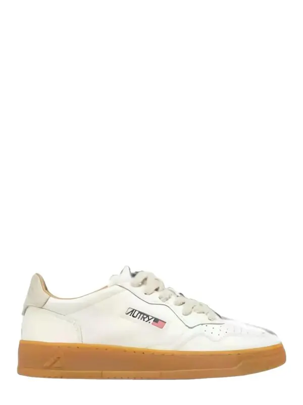 AUTRY Medalist Low Sneakers In Leather - Neutrals