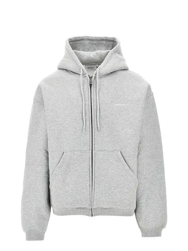 Carhartt Work In Progress Ebbert' Full-zip Hoodie - Grey