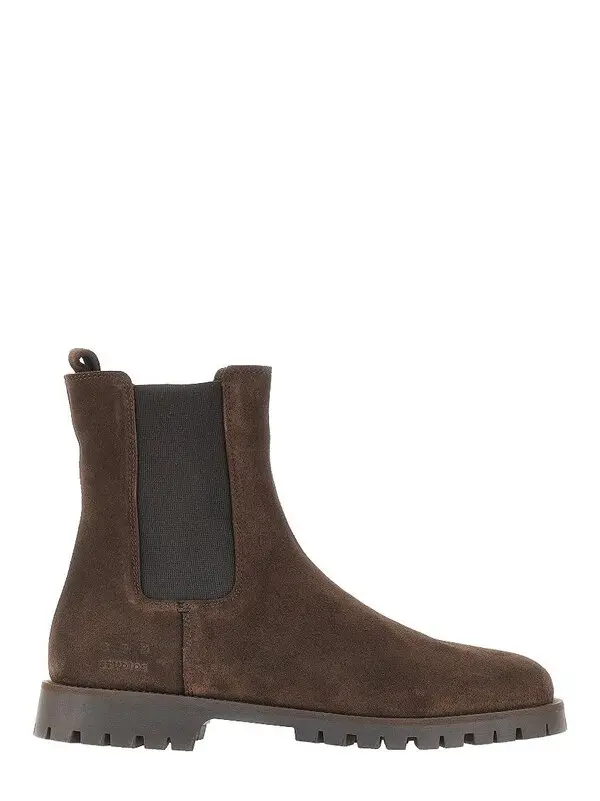 COPENHAGEN  Suede Leather Chelsea Boots - Brown