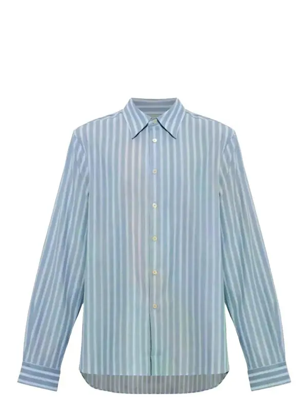 Paul Smith Striped Cotton Shirt - Blue