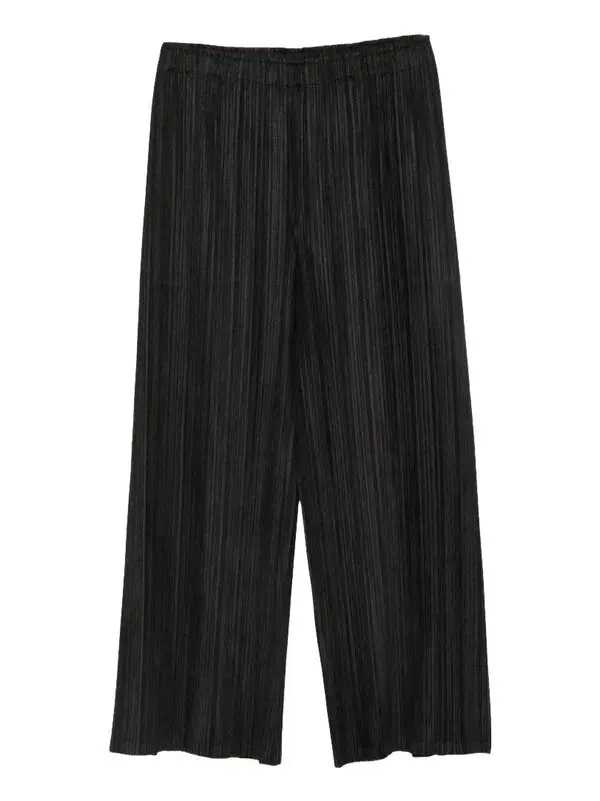 Issey Miyake Cropped Trousers - Black