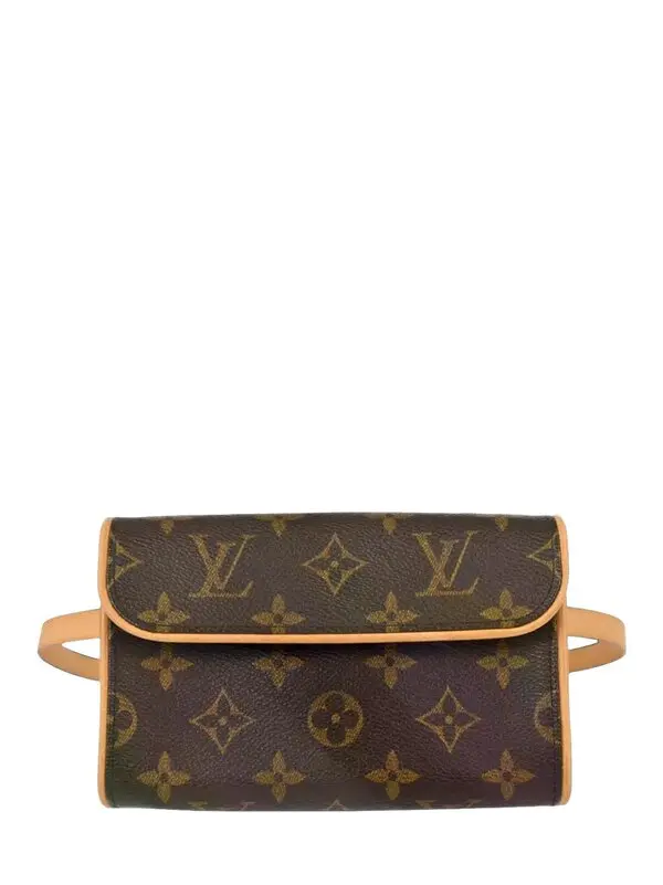 LOUIS VUITTON 2002 Monogram Pochette Florentine Belt Bag - Brown