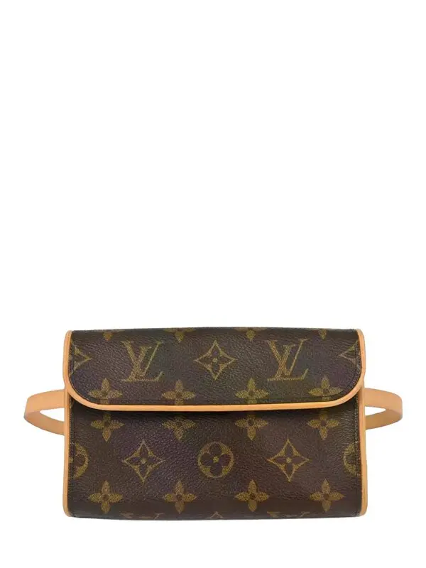 LOUIS VUITTON 2002 Monogram Pochette Florentine Belt Bag - Brown