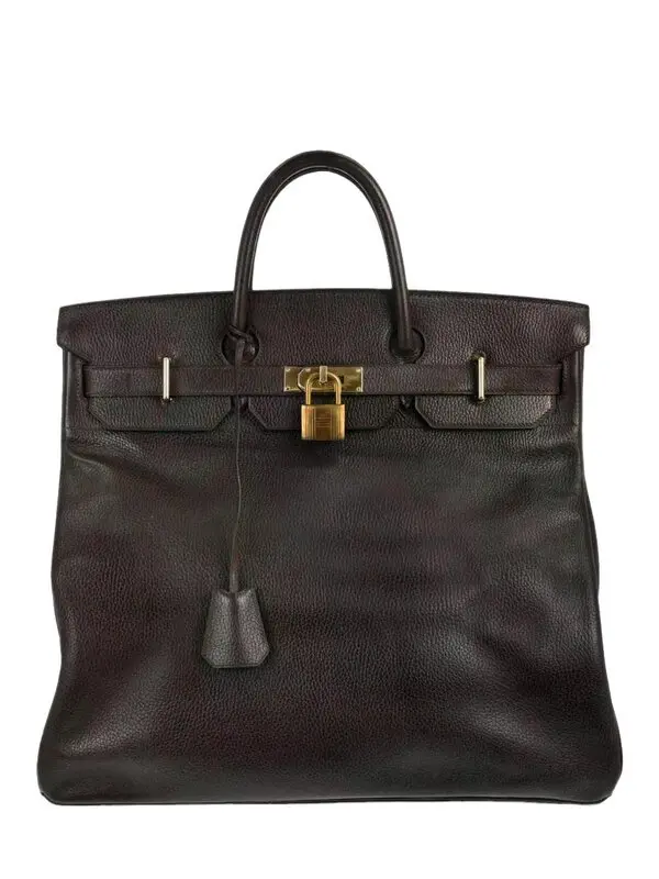 Hermès 1988 45 Haut À Courroies Tote Bag - Brown