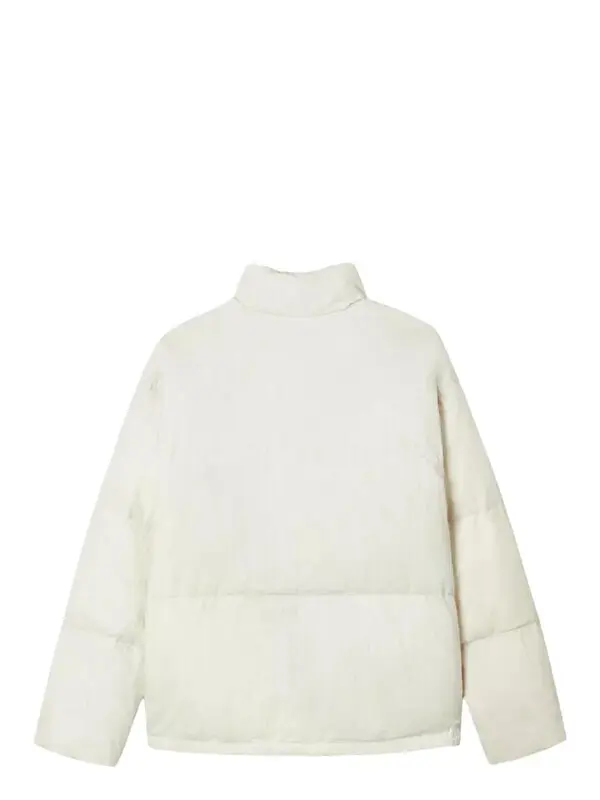 Izzue Quilted High-neck Jacket - Neutrals