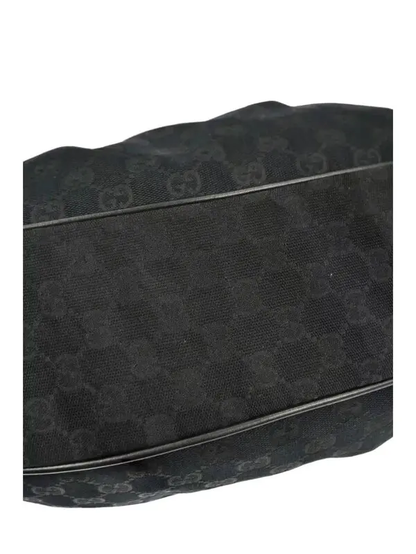 Gucci 1990-2000s Gg Monogram Tote Bag - Black