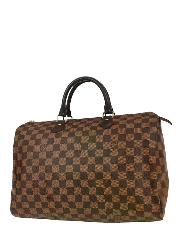 LOUIS VUITTON Damier Speedy 35 Travel Bag - Brown