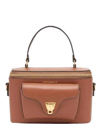 COCCINELLE Beat Generation Satchel Bag - Cognac Bland