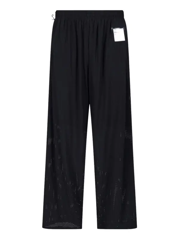 Satisfy Space-o Perforated Joggers - Black