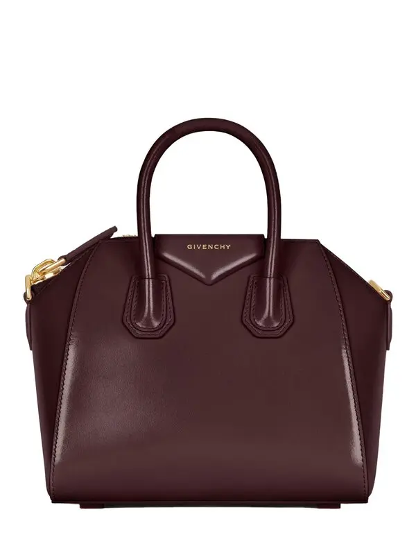 Givenchy Antigona Mini Top Handle Bag - Burgundy