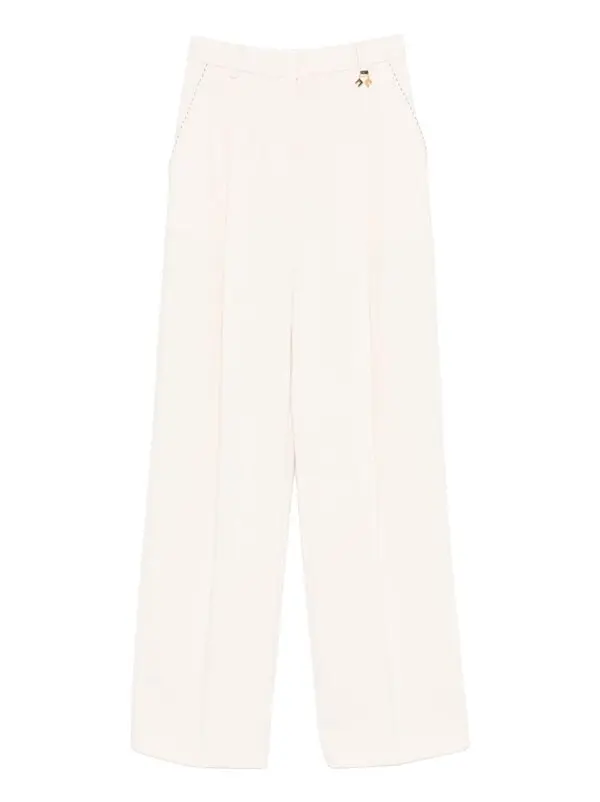 Elisabetta Franchi Straight-leg Tailored Trousers - White