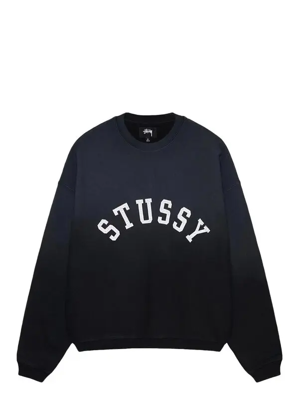 StÜssy Oversized Logo Sweater - Black