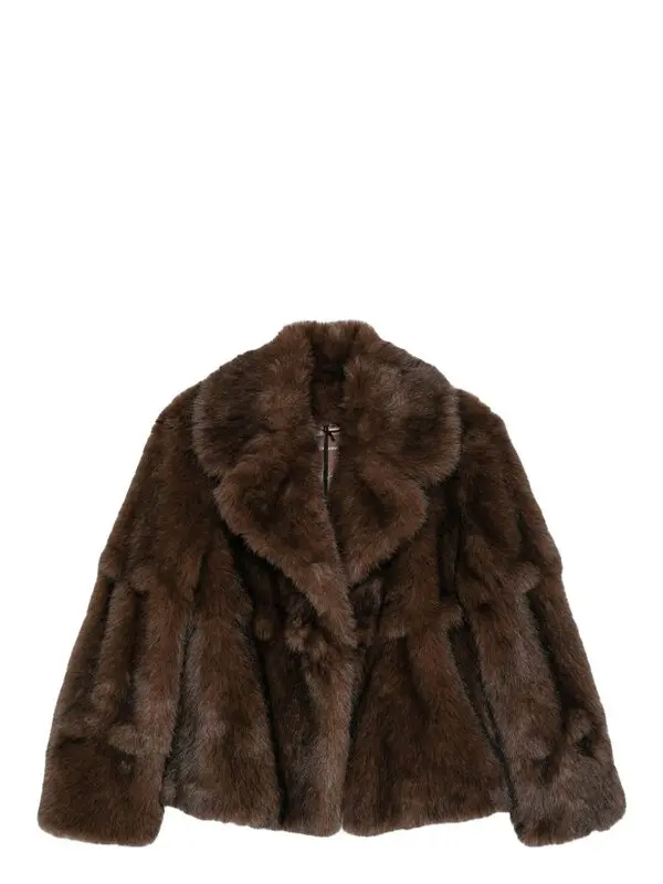 ERMANO SCERVINO Ermanno Scervino Faux Fur Jacket - Multicolor