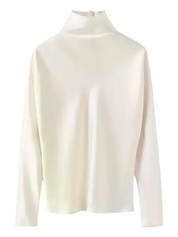 Almada Label Maddy High-neck Shirt - Neutrals