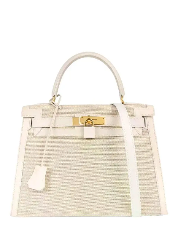 Hermès 1996 28 Kelly Sellier Tote Bag - Neutrals