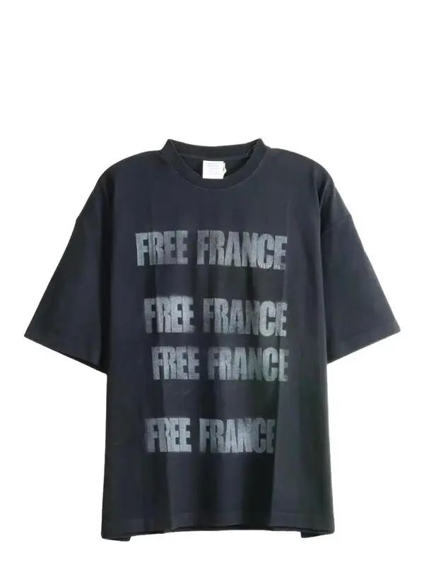 Vetements Free France Oversized T-shirt - Black
