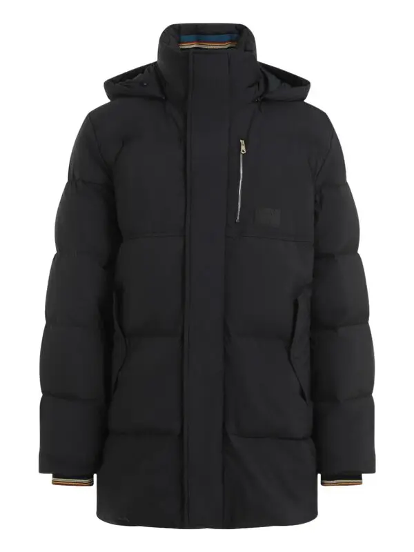 Paul Smith Hooded Coat - Black