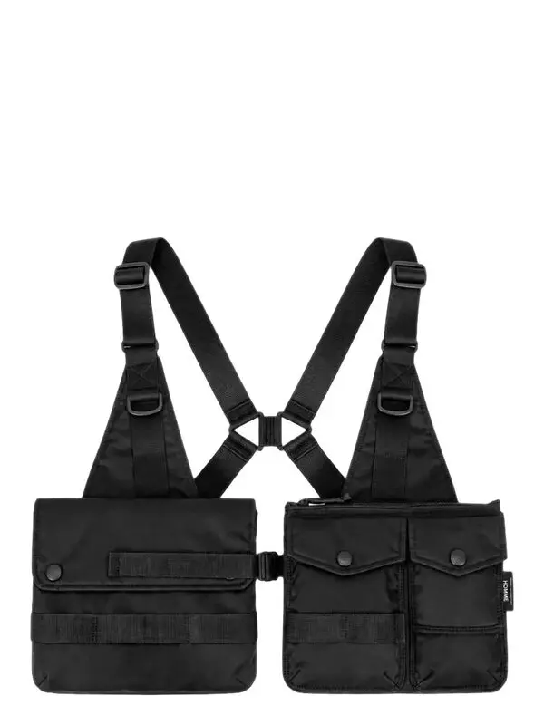 Comme Des Garçons Multi-pocket Harness Shoulder Bag - Black