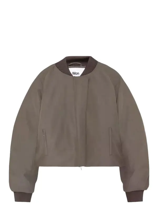 WON HUNDRED Otto Padded Bomber Jacket - Brown