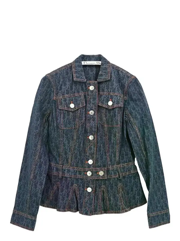 Dior 2006 Single-breasted Denim Jacket - Blue