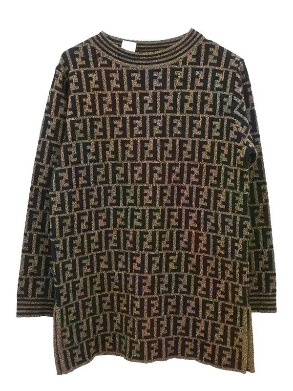Fendi Zucca Monogram Sweater - Brown