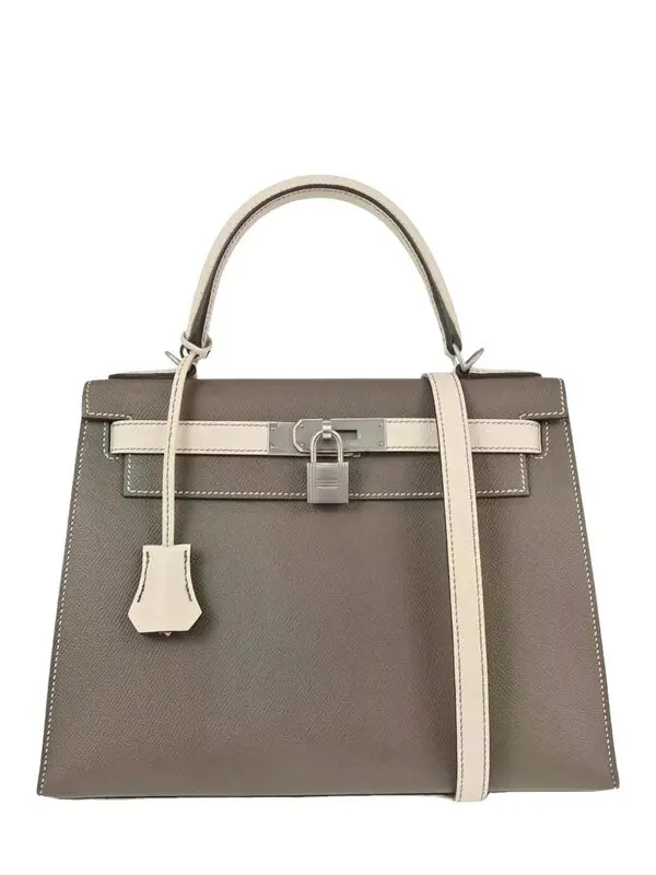Hermès 2019 28 Kelly Sellier Tote Bag - Grey