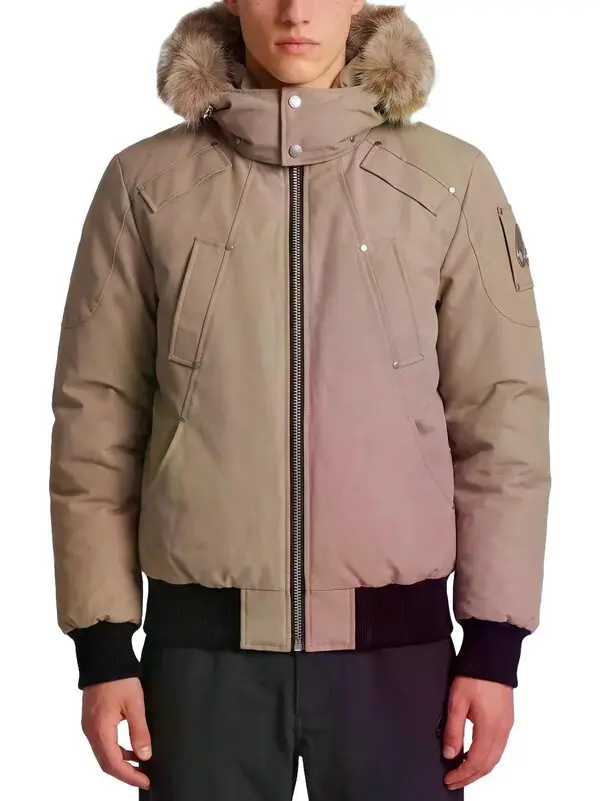 Moose Knuckles Original Ballistic Padded Bomber Jacket - Neutrals