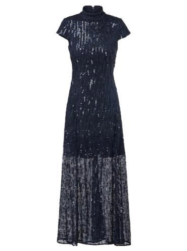 ROTATE BY BIRGER CHRISTENSEN Sequined Gown - Blue