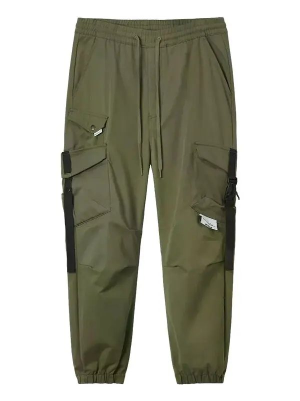 MUSIUM DIV. Strap-detail Cargo Pants - Green