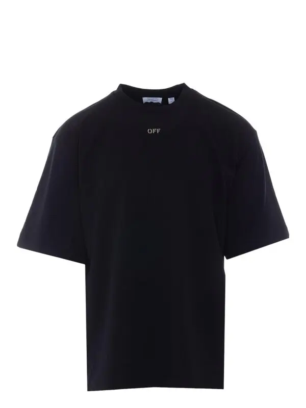 Off-White Negative Arrow Print T-shirt - Black