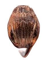 Kurt Geiger Party Eagle Tortoiseshell-effect Clutch Bag - Brown