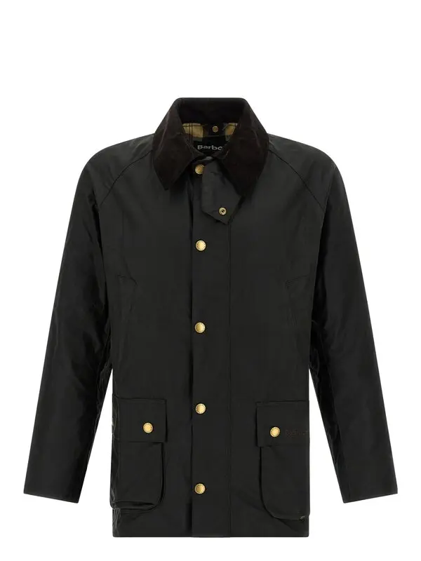 Barbour Ashby Cotton Jacket - Olive Green
