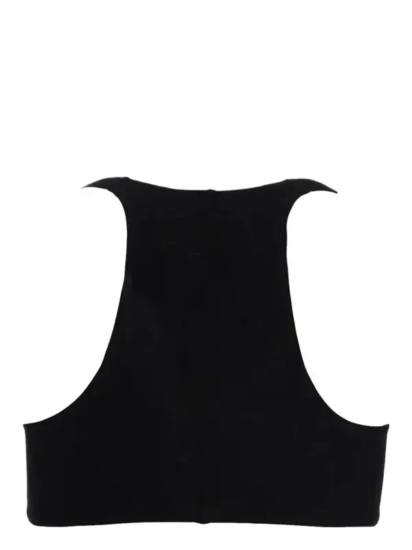 Rick Owens Unhorny Square-neck Crop Top - Black