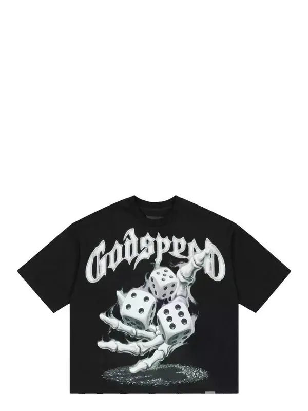 GODSPEED No Risk No Reward Graphic-print T-shirt - Black
