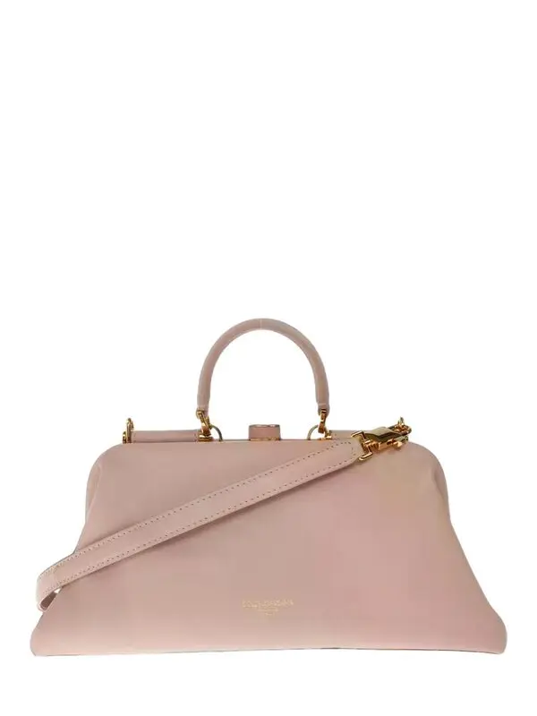 Dolce & Gabbana Medium Grandma Leather Tote Bag - Pink