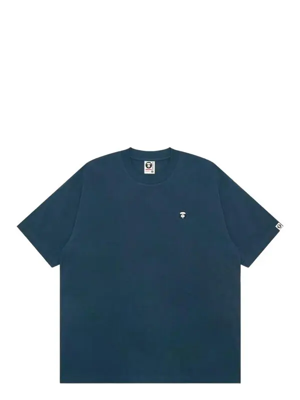 AAPE BY *A BATHING APE Moonface-logo T-shirt - Blue