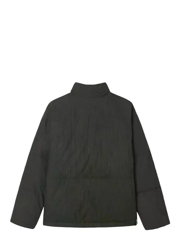 Izzue Quilted High-neck Jacket - Green