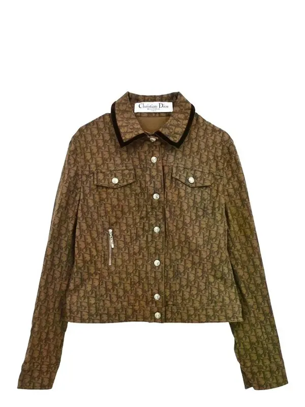 Dior 2005 Romantic Trotter Denim Jacket - Brown