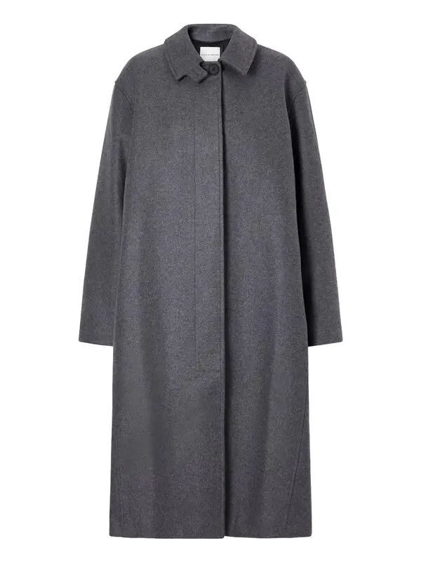 Studio Nicholson Ria Melton Wool-blend Coat - Gray