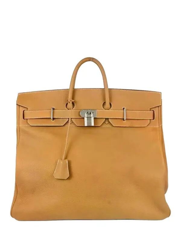 Hermès 2007 Haut À Courroies 50 Tote Bag - Neutrals